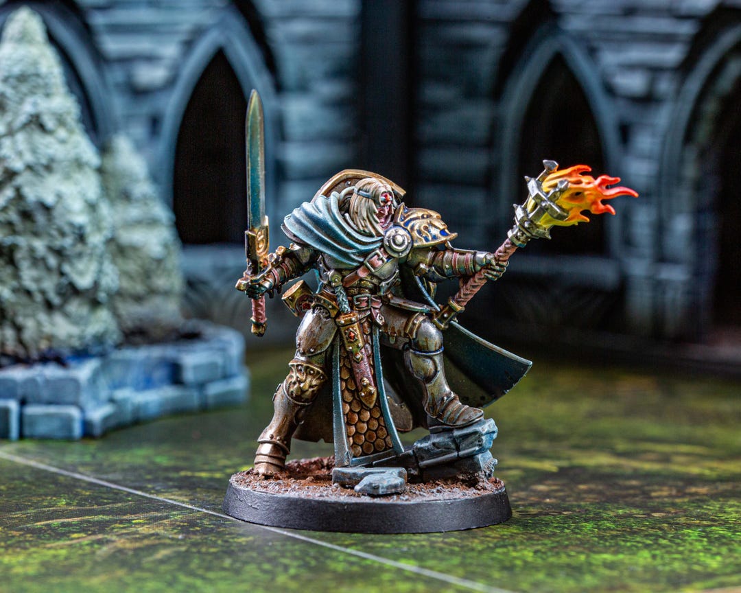 Stormcast Knight Questor Age of Sigmar Stormcast Eternals Painted ...