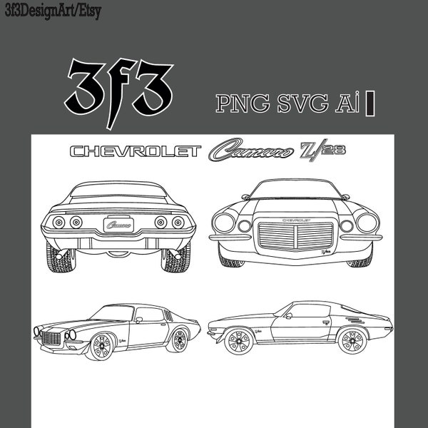 Chevy Camaro Svg - Etsy
