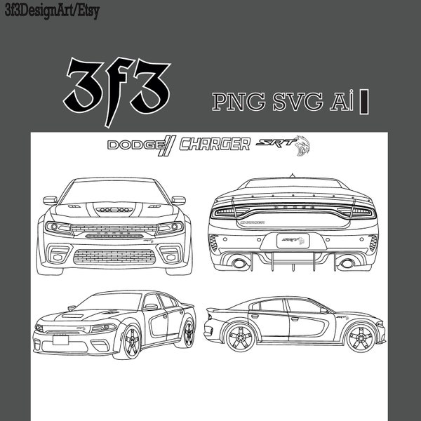 Dodge Charger Logos Svg - Etsy