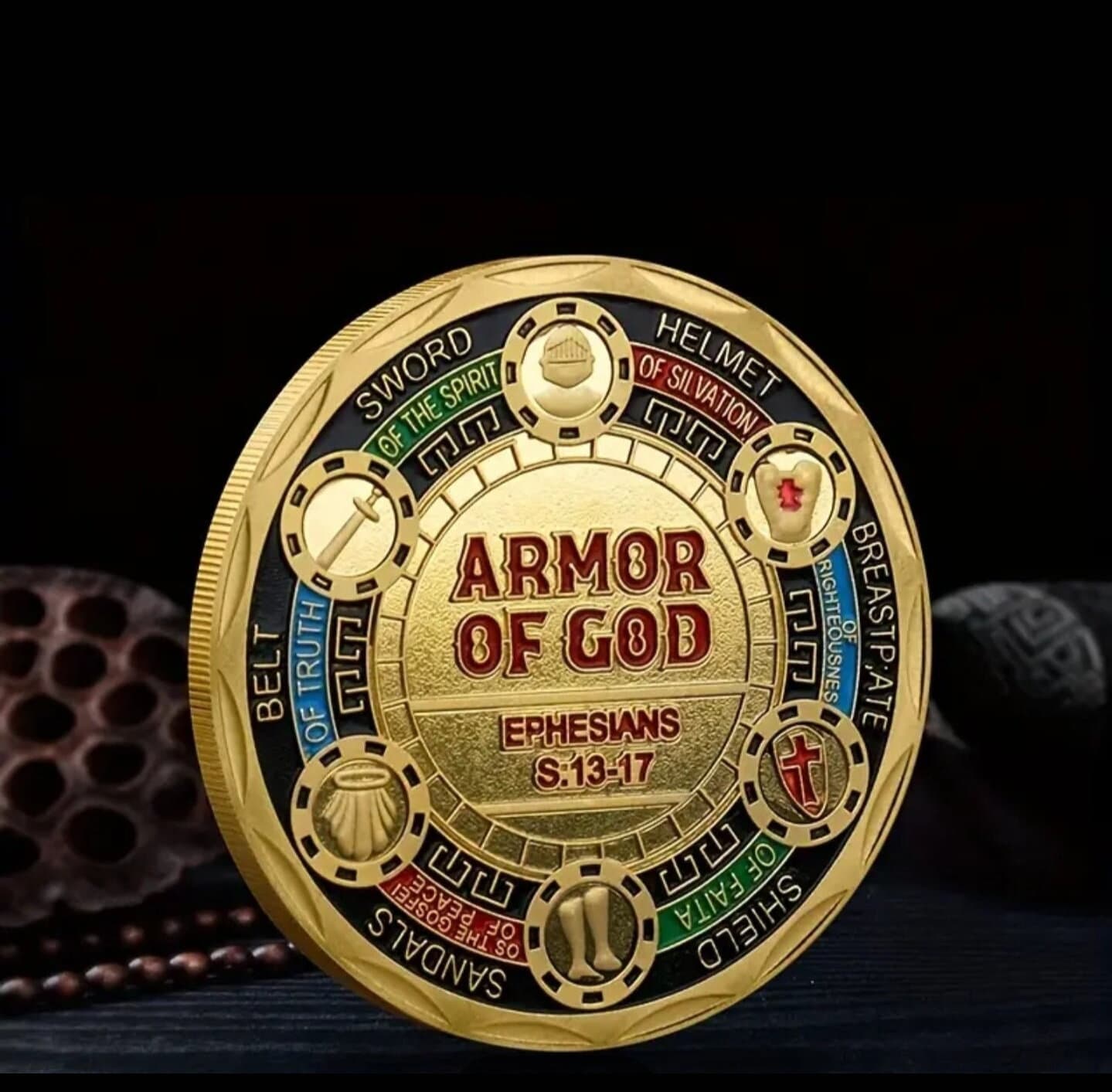 Full Armor of God Collectable Coin - Etsy