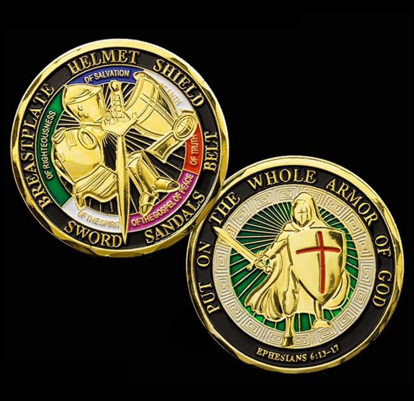 Full Armor of God Collectable Coin - Etsy