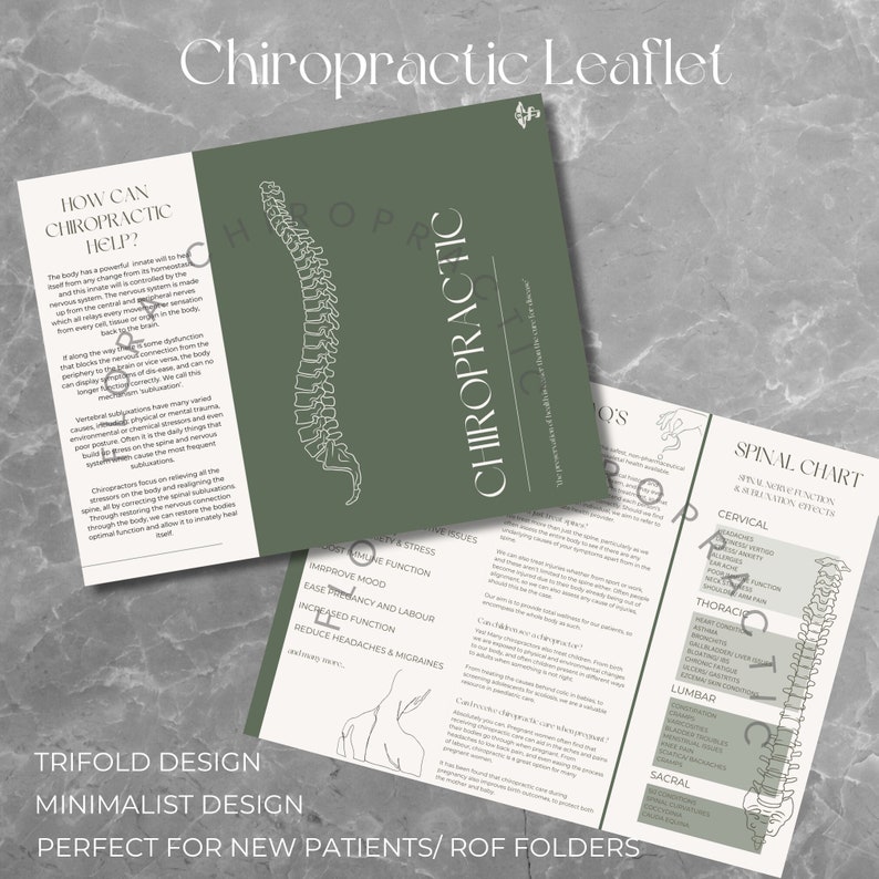 Chiropractic Leaflet- Introducing Patients to Chiropractic PDF Download ...