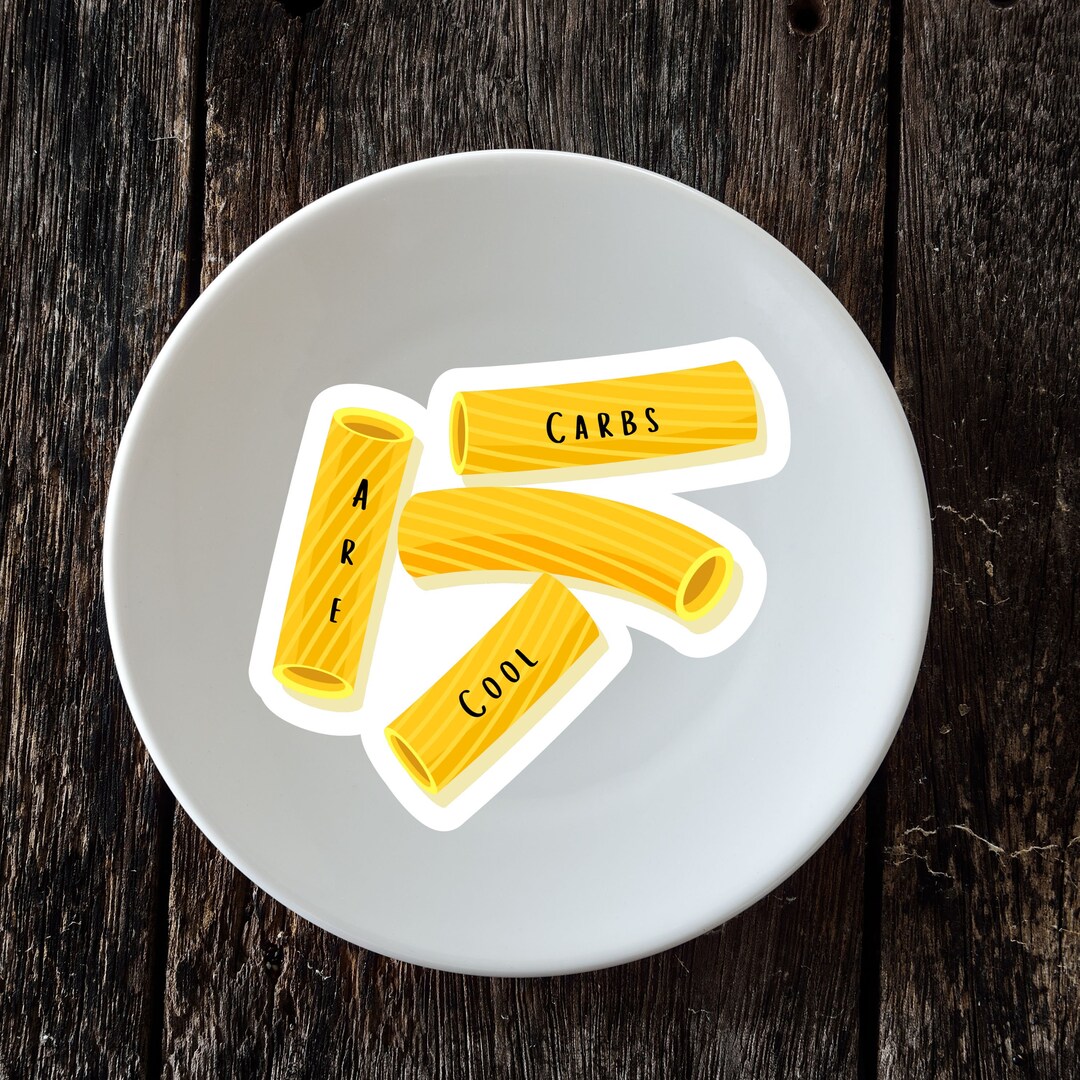Carbs Are Cool Sticker, Mental Health Sticker, Eating Disorder Recover ...
