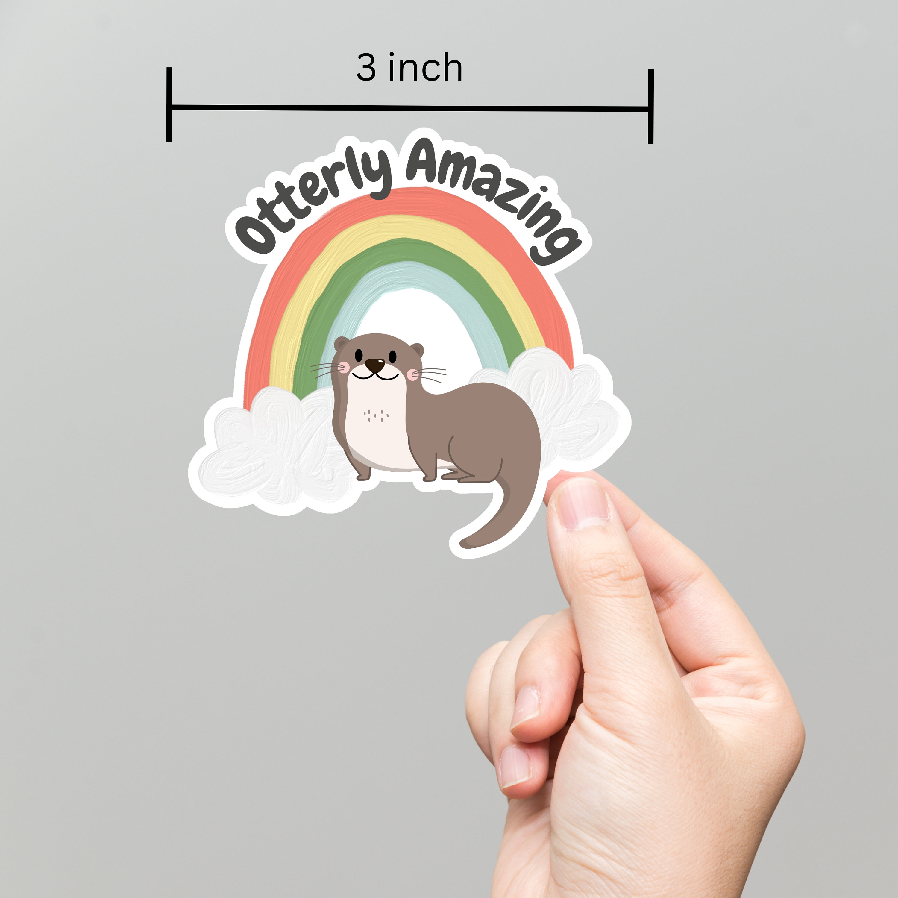 Pride Sticker Pack, Pride Month Stickers, Animal Stickers, Cat Otter ...