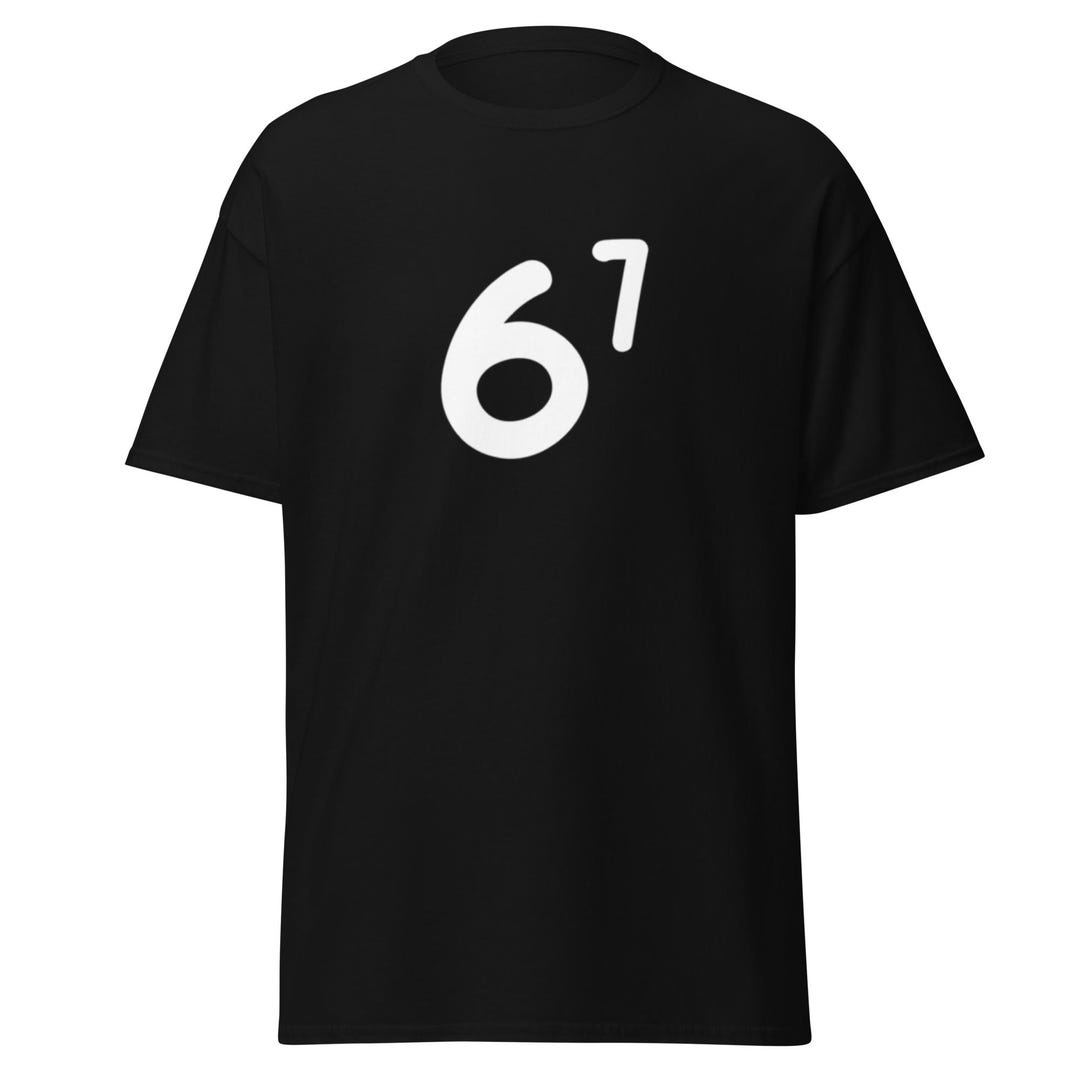 Large Exponent Meme Tee / Math Humor Shirt, 67, Tee / Hoodie Gen Z ...