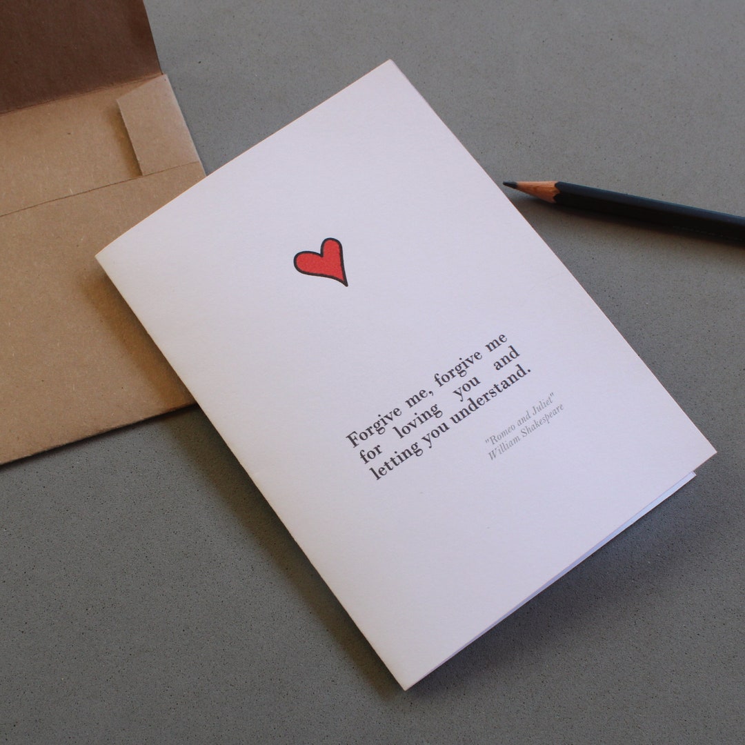 Forgive Me, Happy Birthday Card Printable PDF Instant Download - Etsy