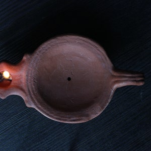 Ceramic Oil Lamp | Pottery Lamp | Roman Lamp | Home Decor | Ancient Oil ...