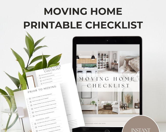 The Ultimate Moving Checklist, House Move Checklist, Home Checklist ...