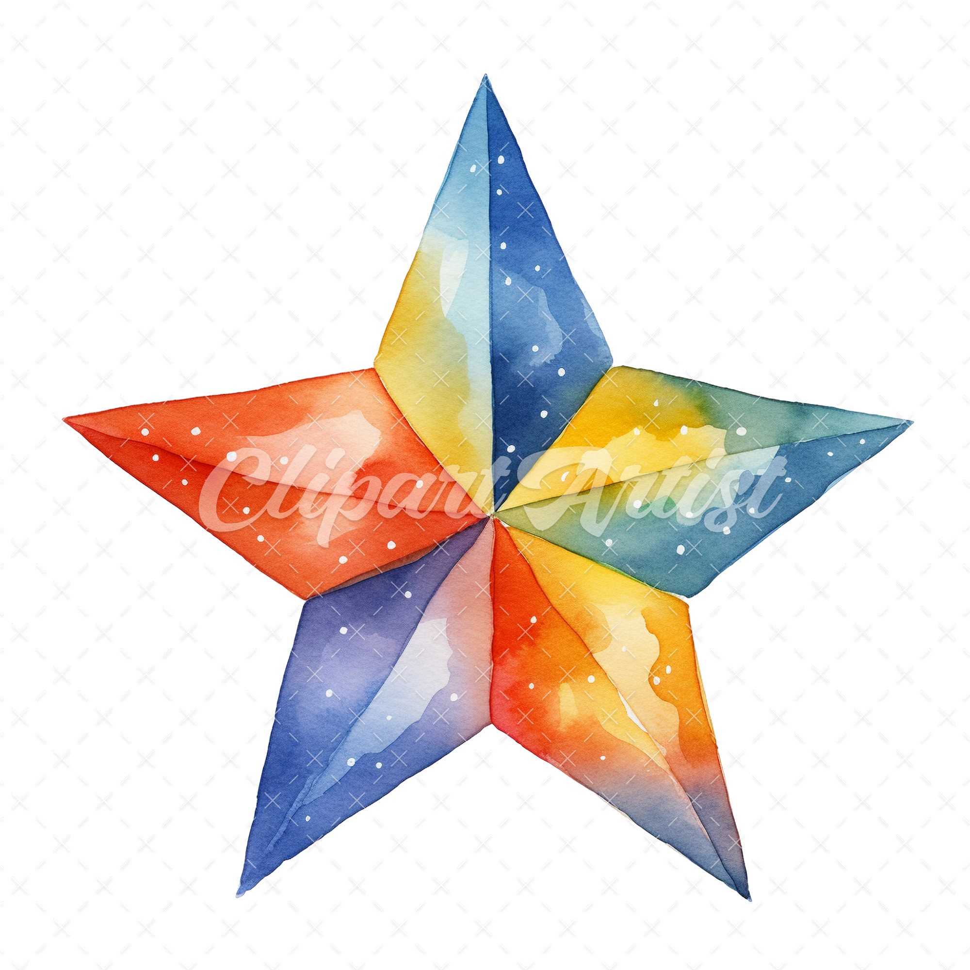 20 High-quality Star Clipart Star Watercolor JPG Instant - Etsy