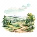 19 High-quality Hill Road Clipart Hill Road Digital Watercolor JPG ...