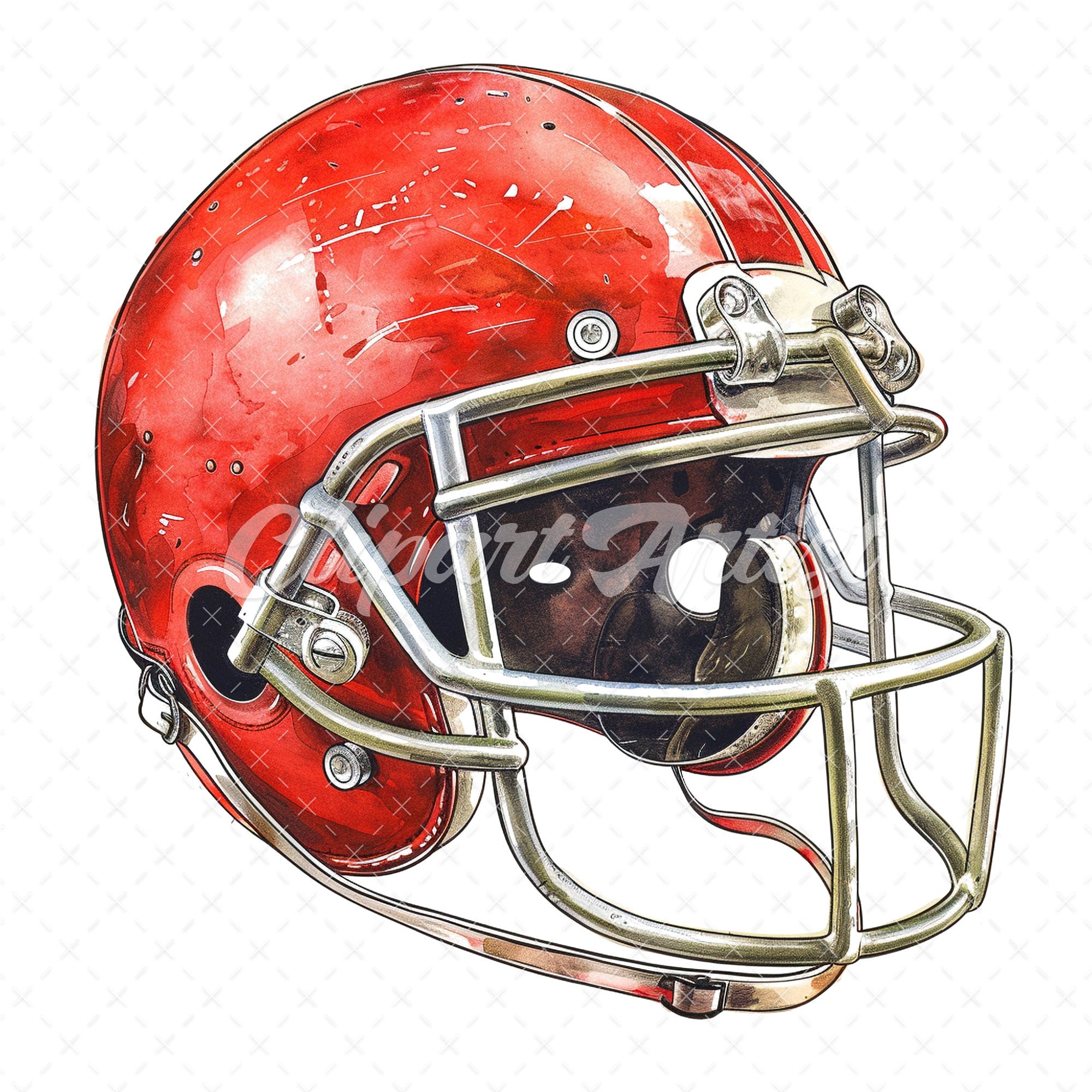 20 High-quality Football Helmet Clipart Football Helmet Digital ...