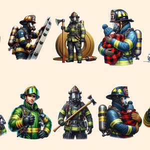 Firefighters PNG Clipart Collection – Emergency Rescue Graphics ...