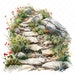 Watercolor Rocky Path Clipart – Scenic Landscape Art (digital Download ...