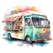 Food Truck Watercolor Clipart – Commercial Use (digital Download) - Etsy