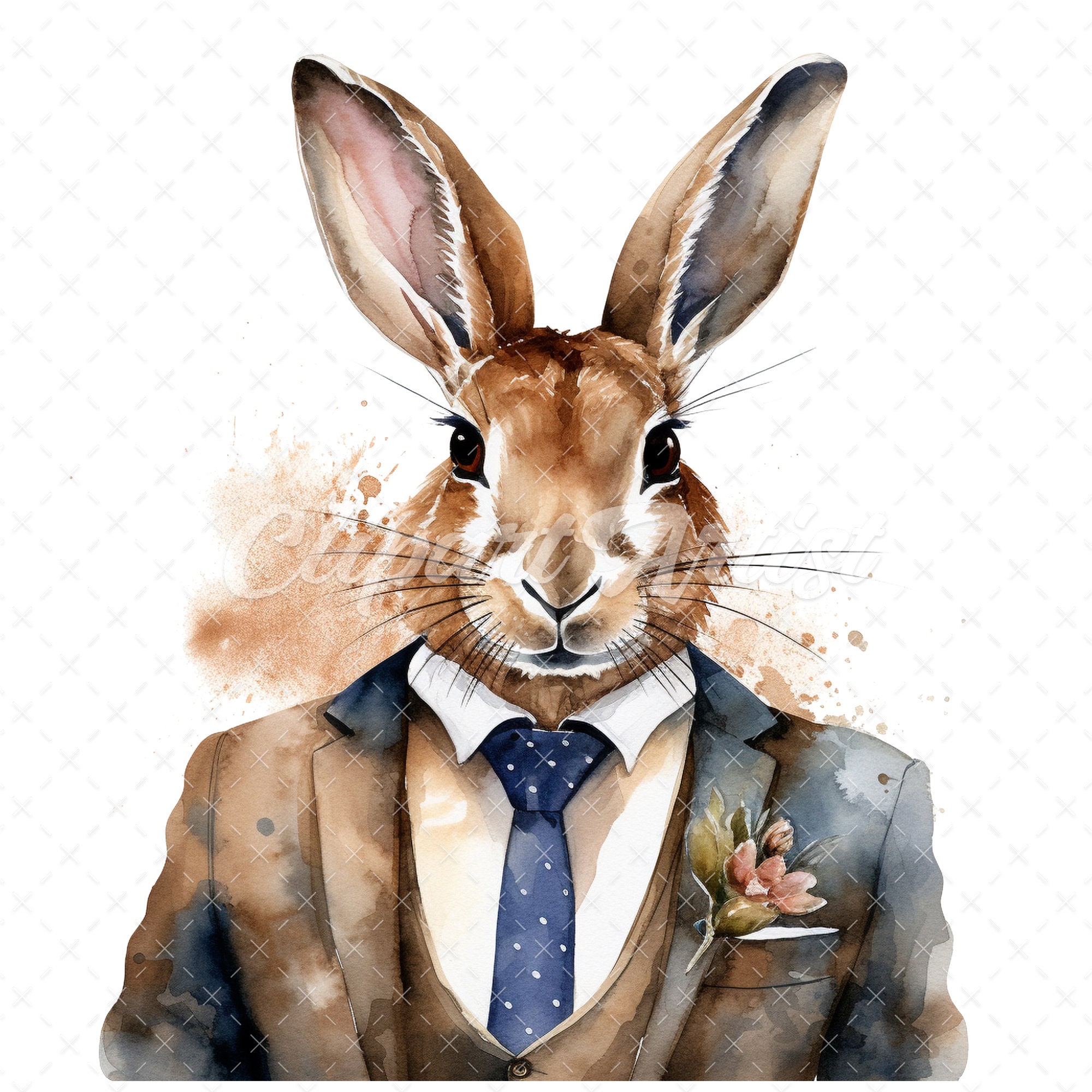 19 High-quality Bunny in Suit Clipart Bunny in Suit Digital - Etsy