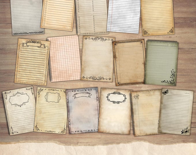 Junk Journal, Library Cards, ATC, Scrapbook, Paper, My Porch Prints ...