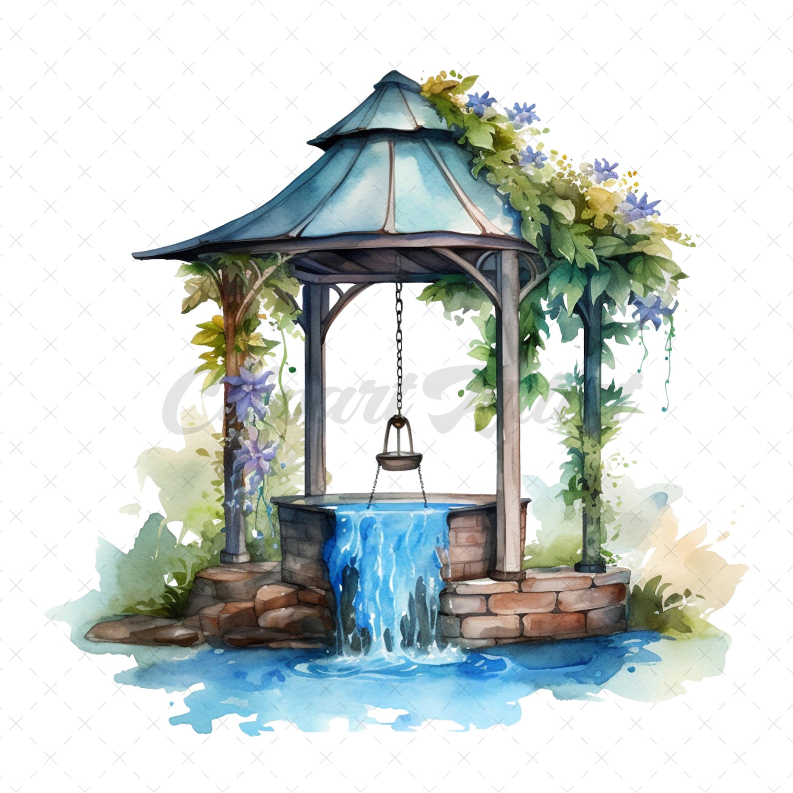 19 High-quality Wishing Wells Clipart - Wishing Wells Digital ...