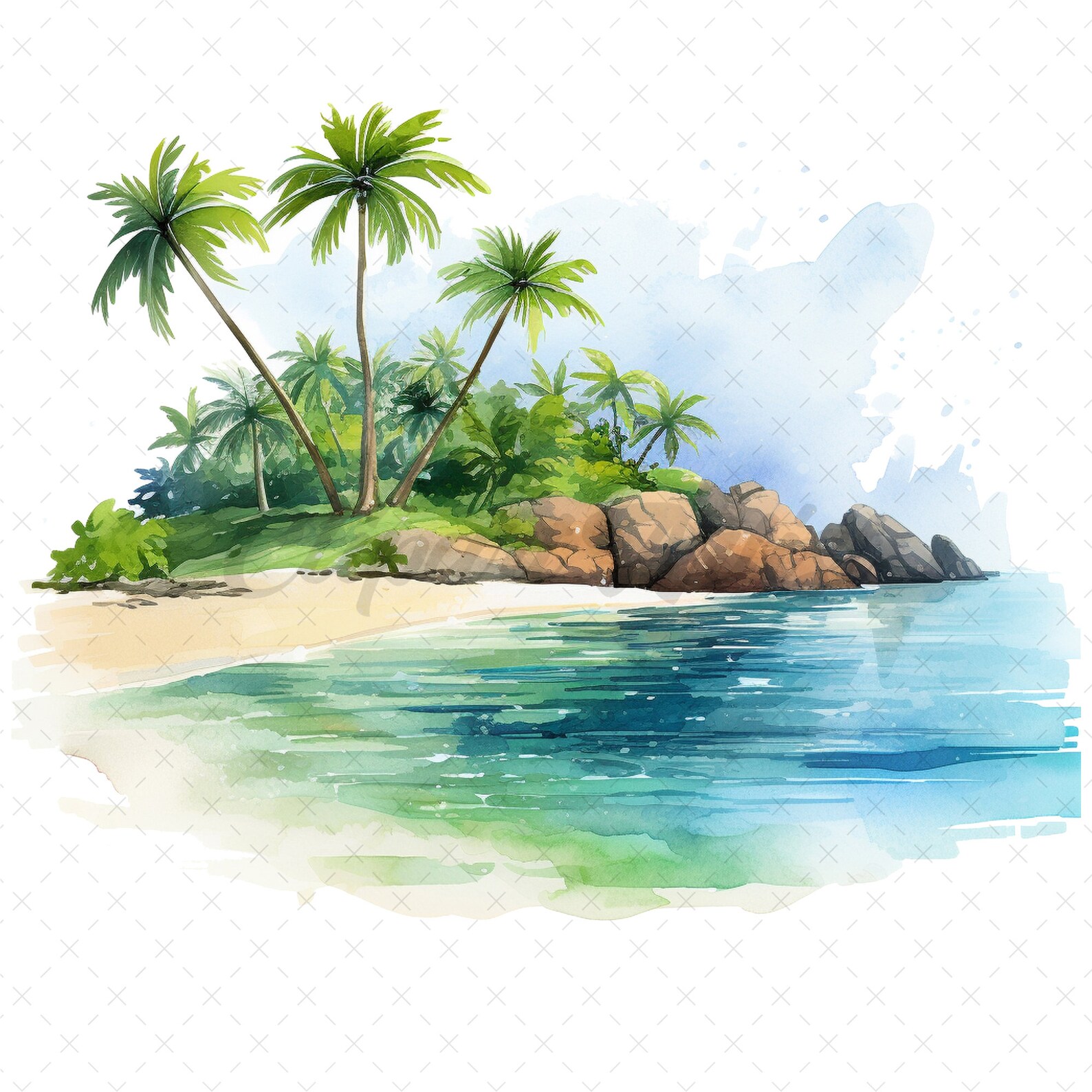 20 High-quality Tropical Islands Clipart Tropical Islands - Etsy
