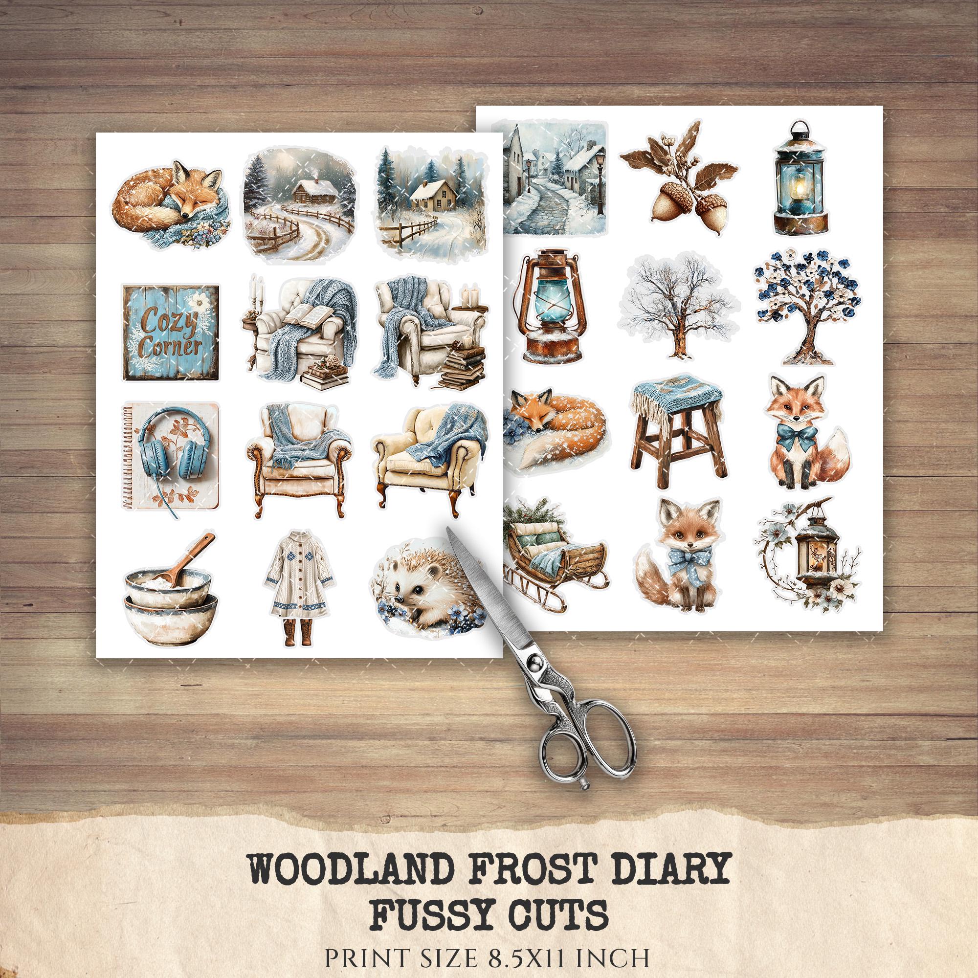 Winter Woodland Watercolor Clipart Set – 170+ PNG Graphics (digital ...