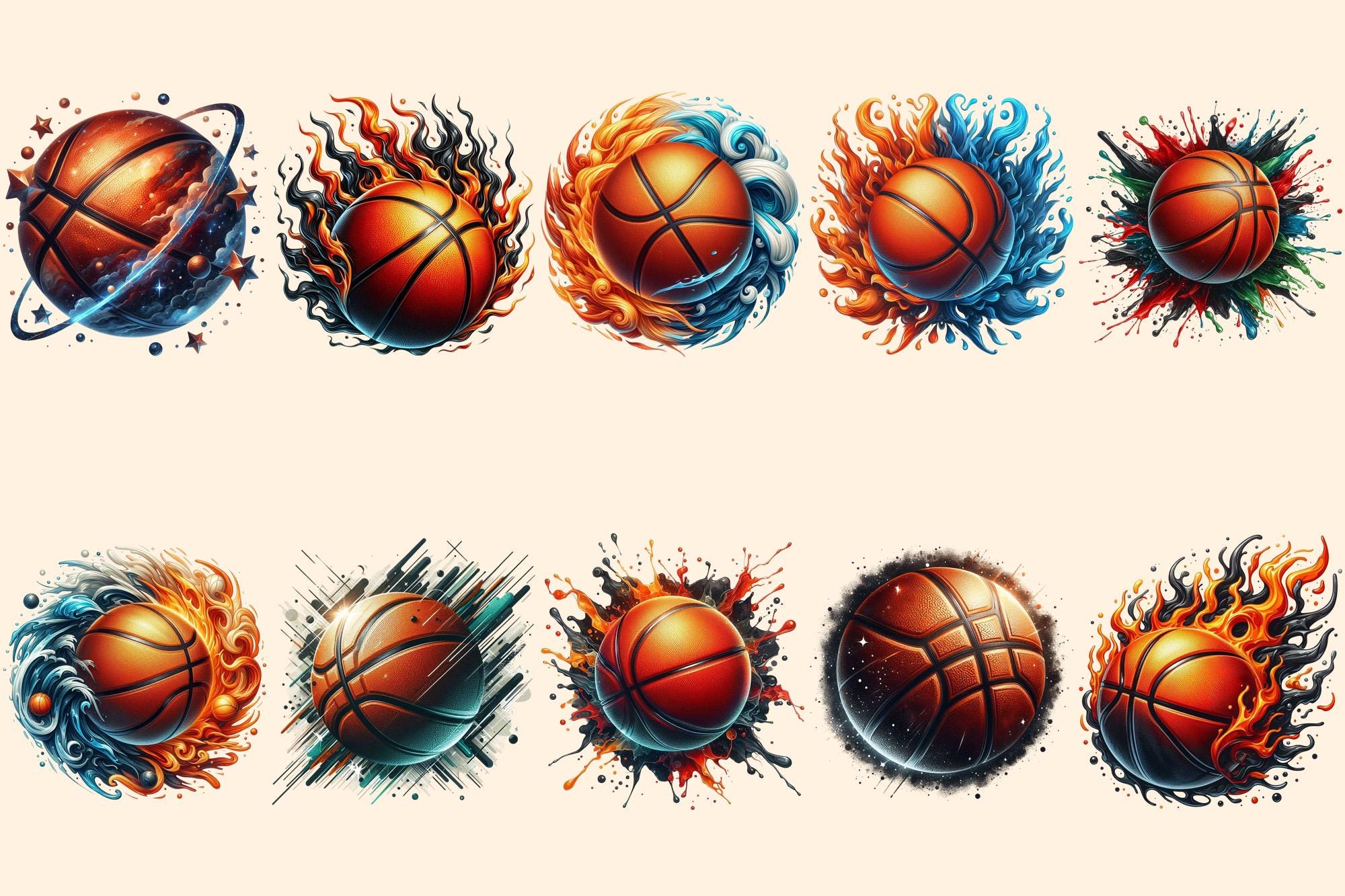 Basketball PNG Clipart – 50 Sports Illustrations, Commercial Use ...