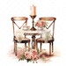 20 High-quality Romantic Tables Clipart - Romantic Tables Digital ...