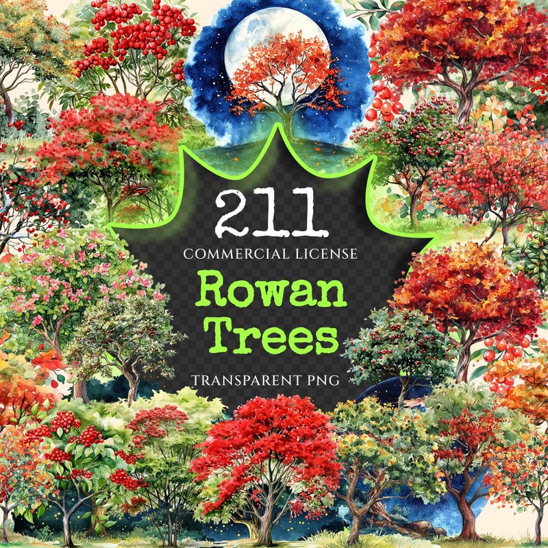 Rowan Tree Art - Etsy