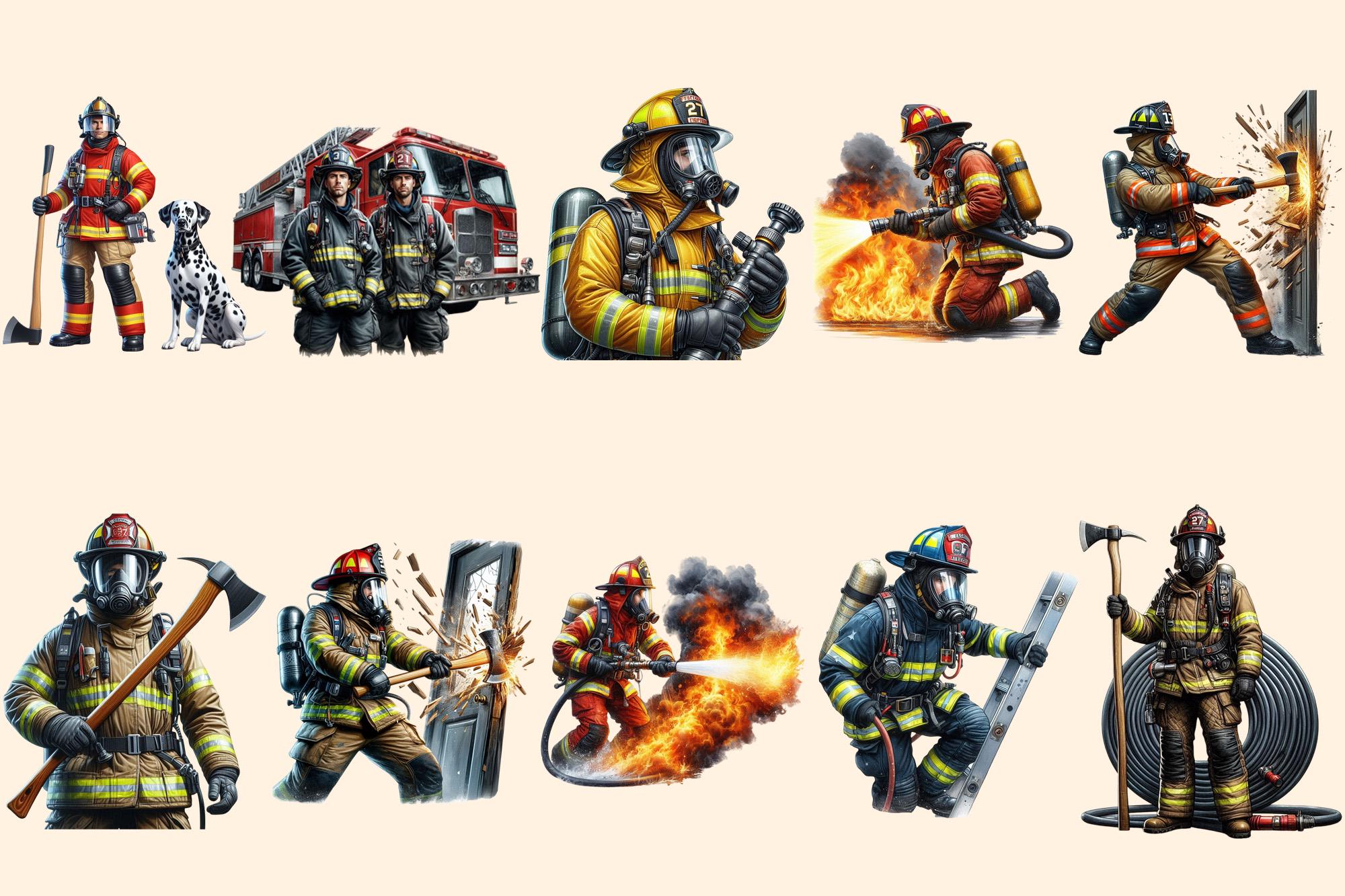 Firefighters PNG Clipart Collection – Emergency Rescue Graphics ...