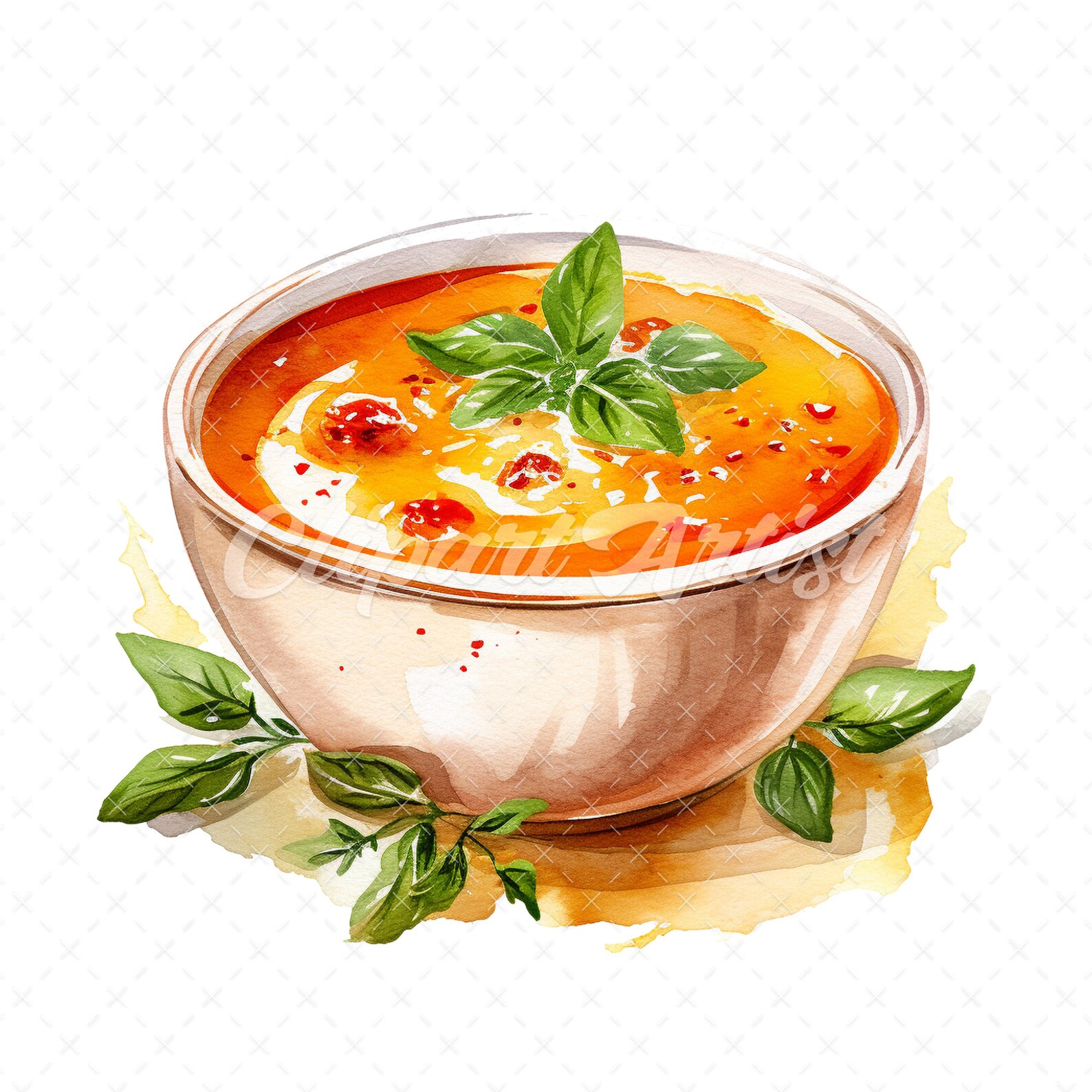 20 High-quality Soup Clipart Soup Digital Watercolor JPG Instant ...