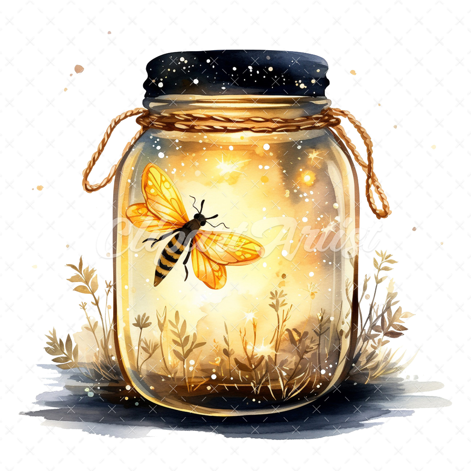 20 High-quality Firefly Jars Clipart Firefly Jars Digital - Etsy
