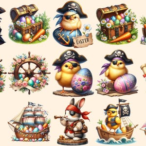 Easter Pirates PNG Clipart Collection - 68 PNG, Whimsical Spring ...