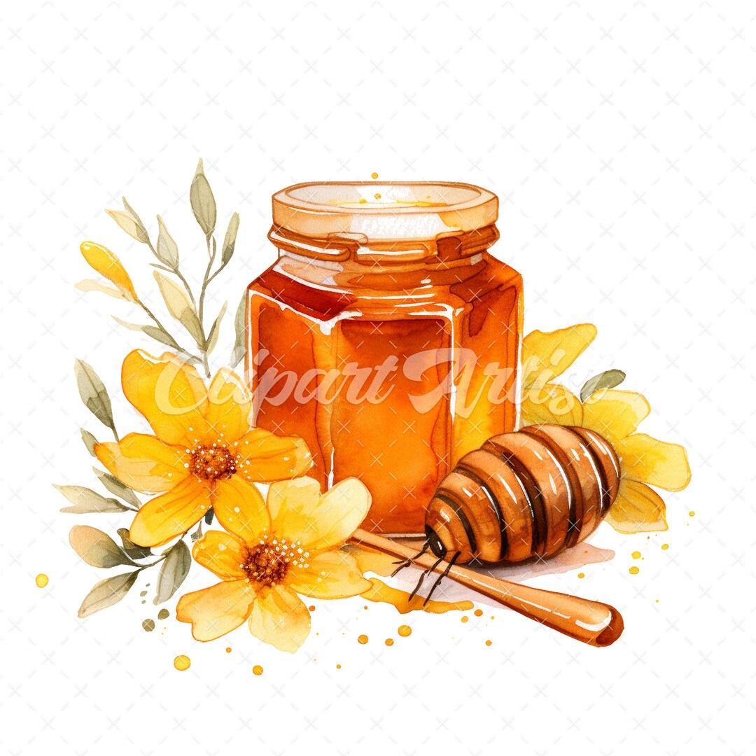 20 High-quality Honey Clipart Honey Bee Digital Watercolor - Etsy