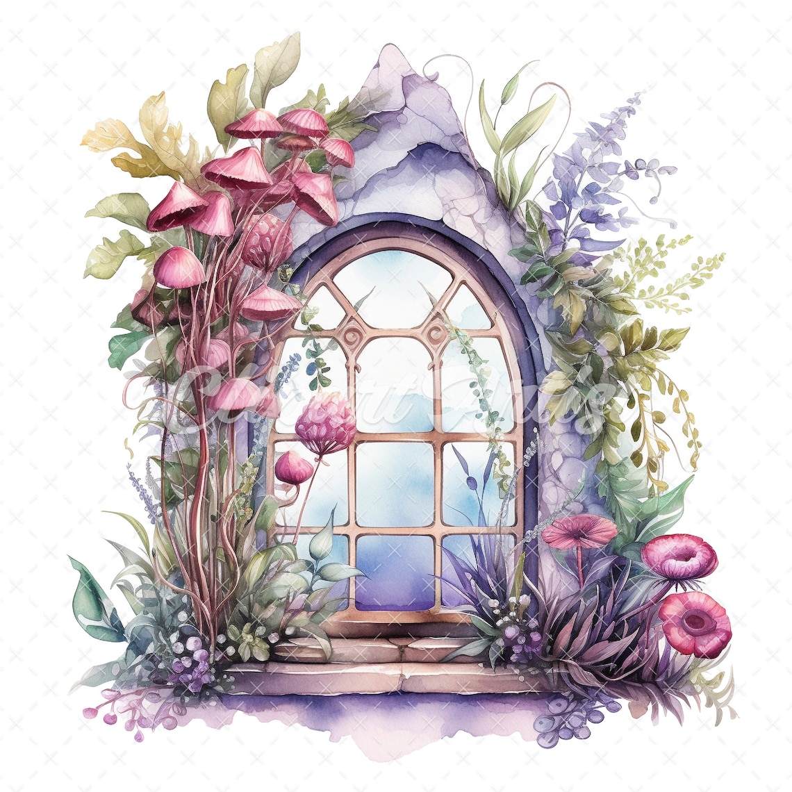 20 High-quality Fairy Windows Clipart - Fairy Windows Digital ...