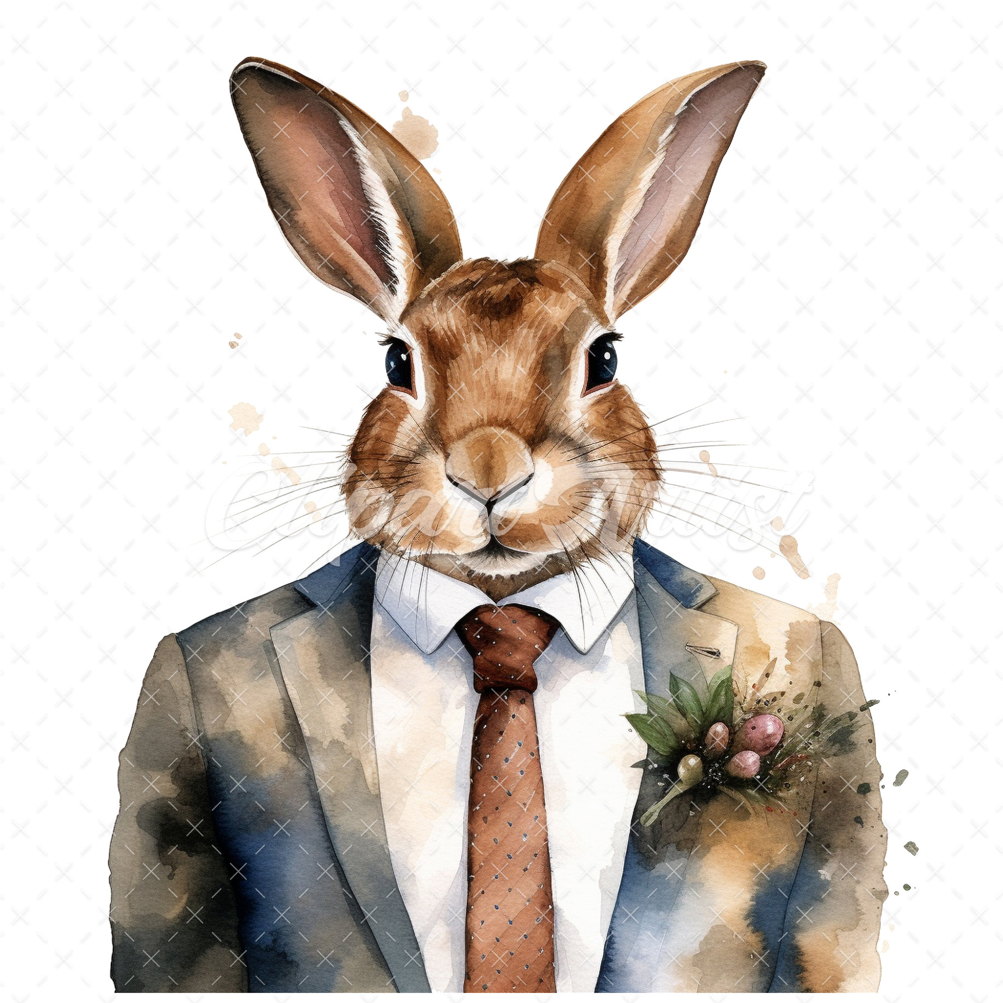 19 High-quality Bunny in Suit Clipart Bunny in Suit Digital - Etsy