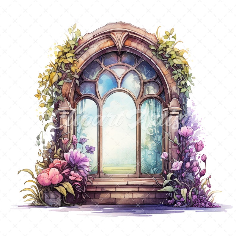 20 High-quality Fairy Windows Clipart - Fairy Windows Digital ...