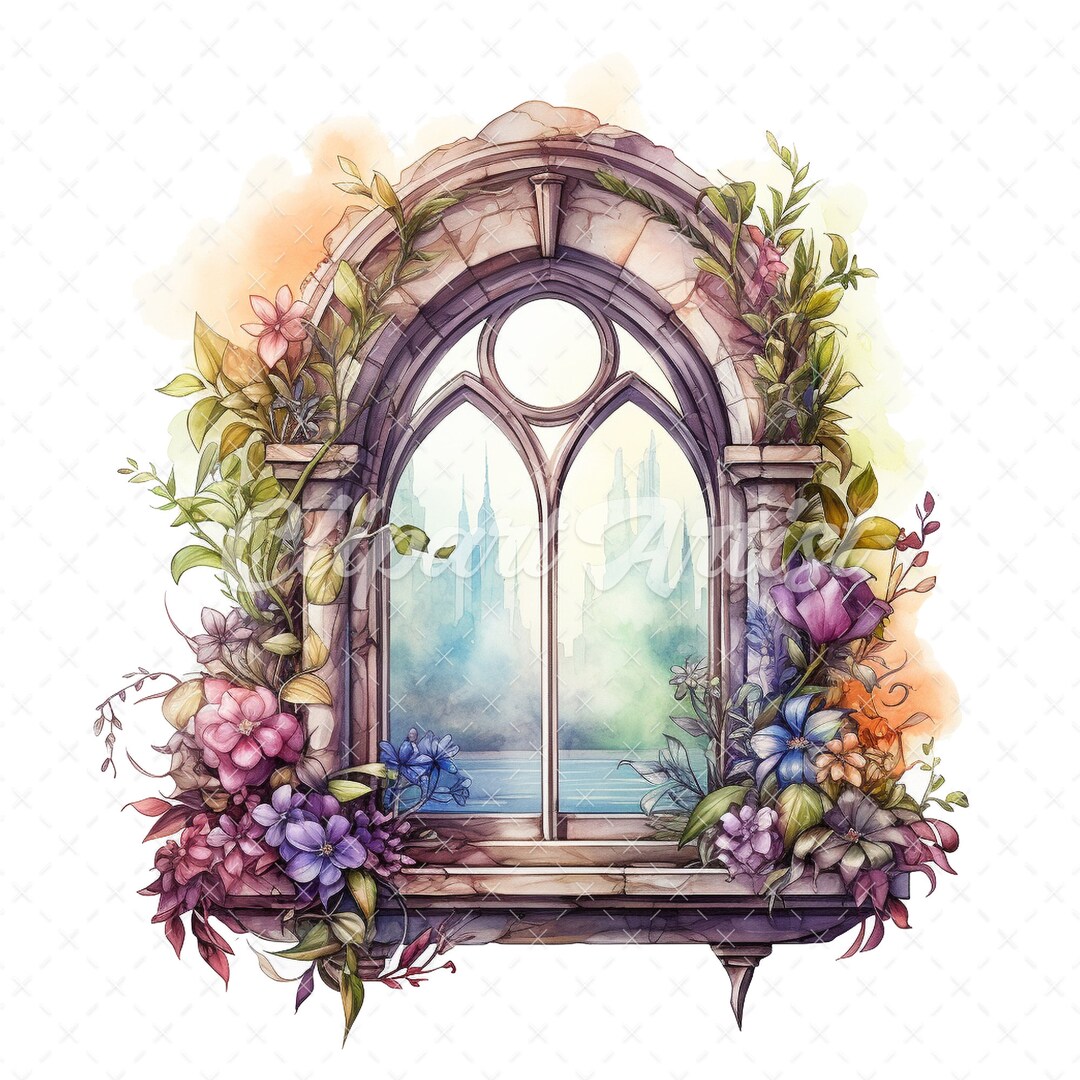 20 High-quality Fairy Windows Clipart - Fairy Windows Digital ...