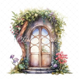 20 High-quality Fairy Windows Clipart - Fairy Windows Digital ...