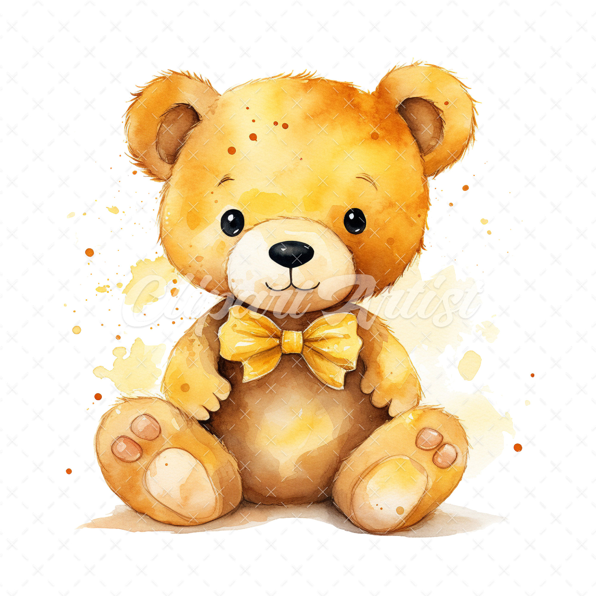 20 High-quality Yellow Teddy Bear Clipart Yellow Teddy Bear - Etsy
