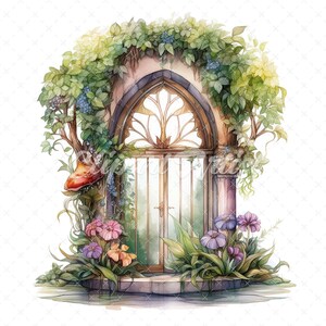 20 High-quality Fairy Windows Clipart - Fairy Windows Digital ...