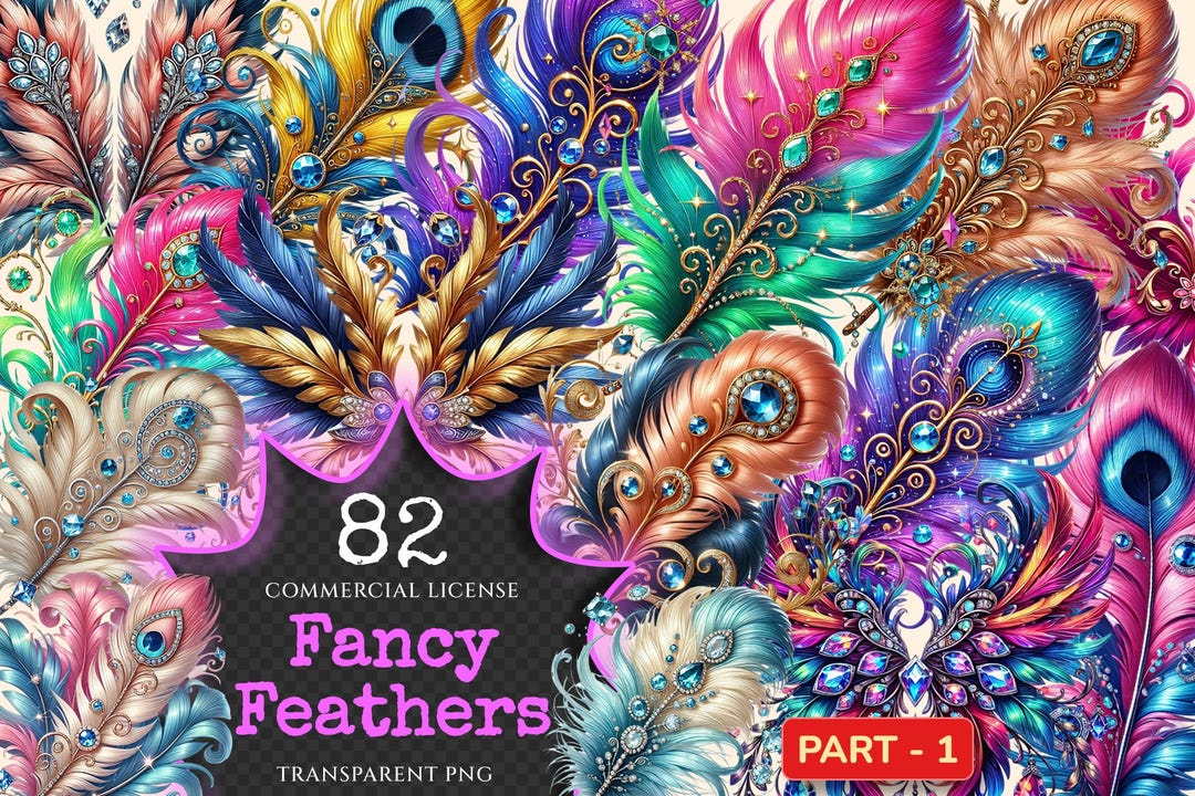 Fancy Feathers PNG Clipart Collection - 82 PNG, Elegant Decorative ...