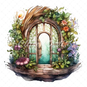 20 High-quality Fairy Windows Clipart - Fairy Windows Digital ...