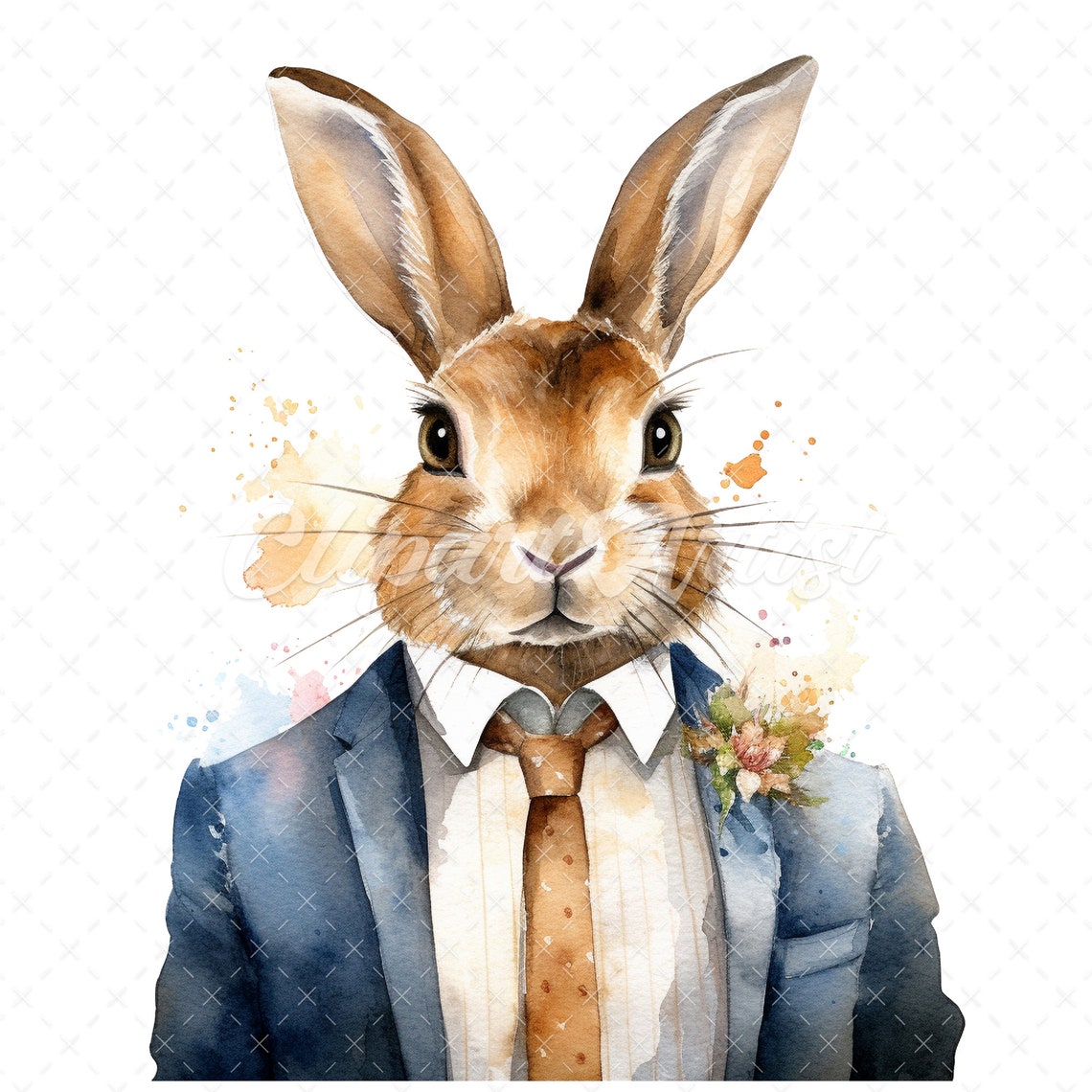 19 High-quality Bunny in Suit Clipart Bunny in Suit Digital - Etsy