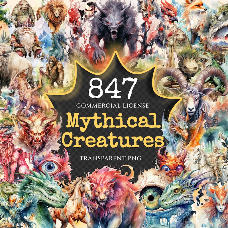 Mythical Creatures - Etsy