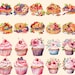 Sweet Treats Watercolor Clipart Bundle - 200 Transparent PNG, Desserts ...
