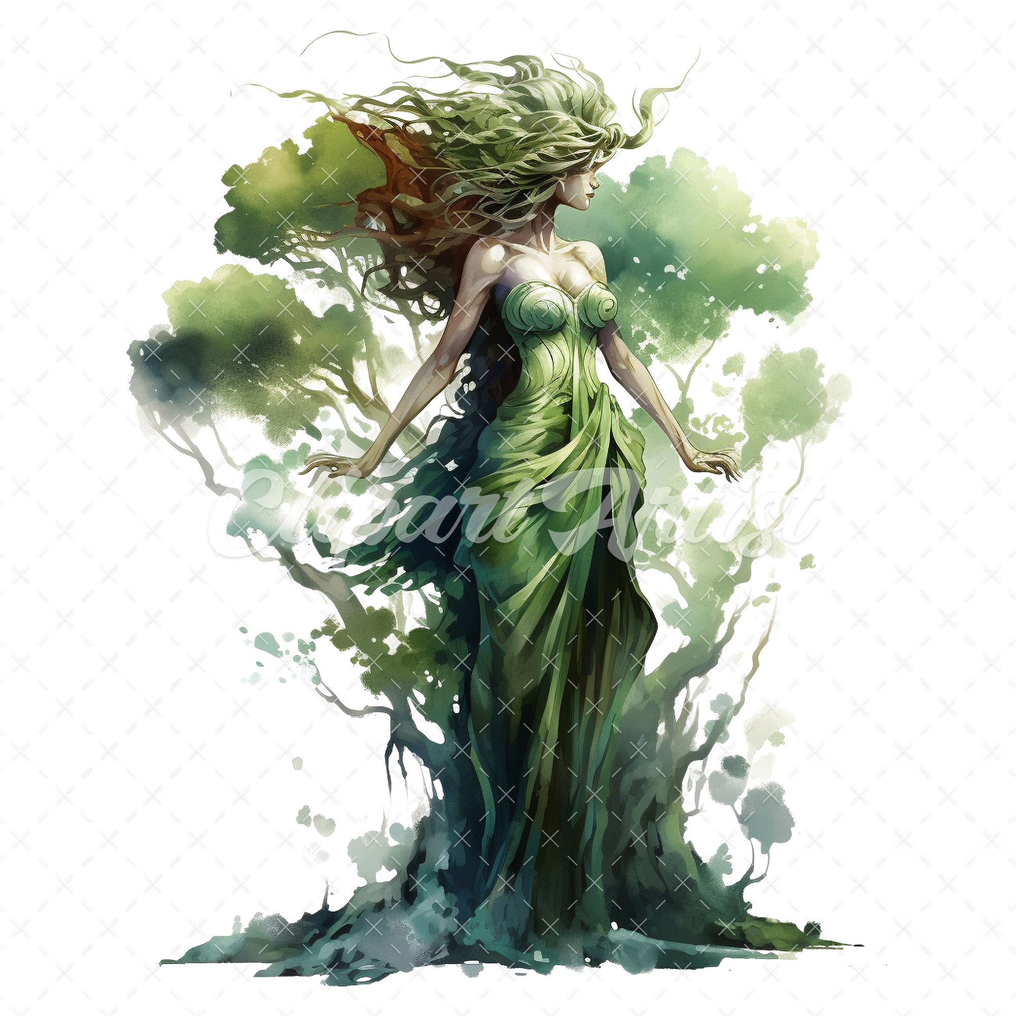 20 High-quality Forest Dryad Clipart Forest Dryad Digital - Etsy