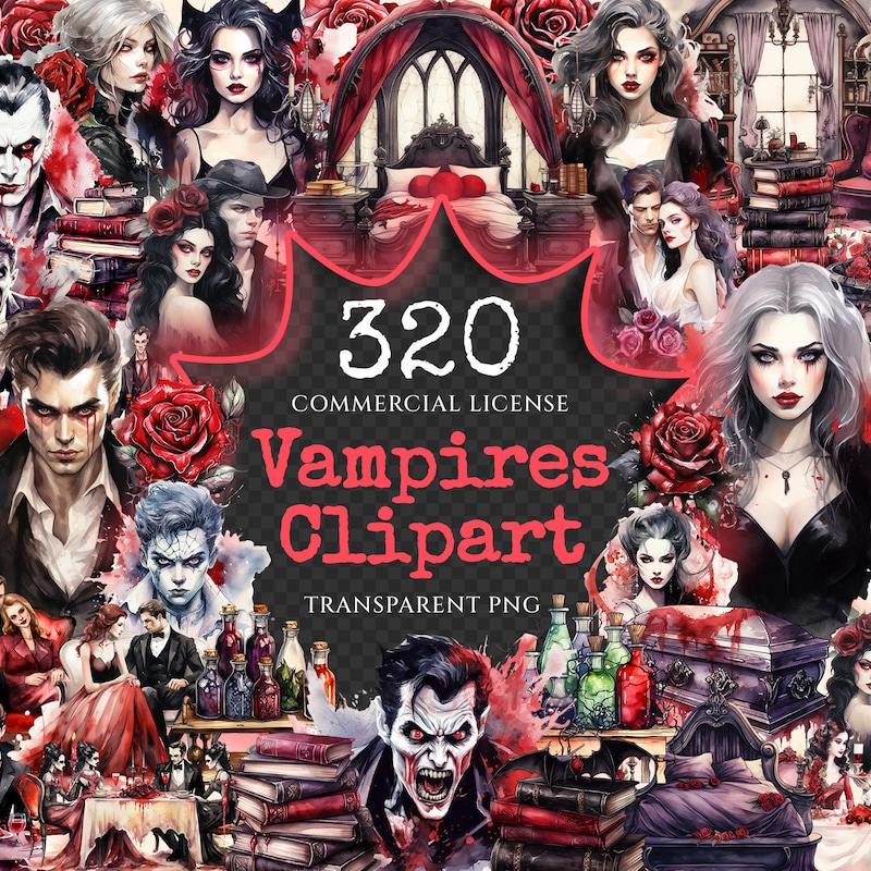 Vampire Cards - Etsy