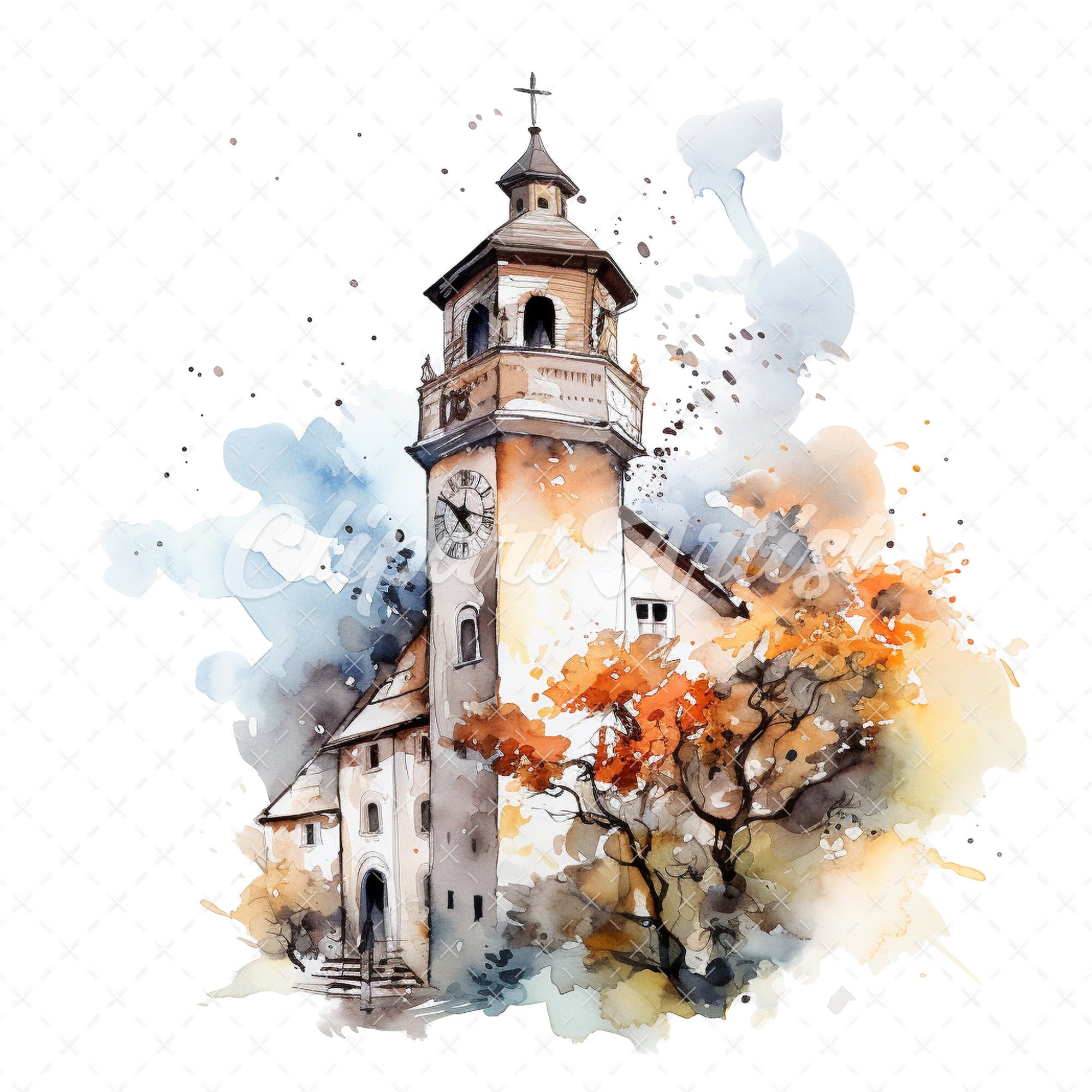 20 High-quality Bell Tower Clipart Bell Tower Digital - Etsy