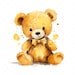 20 High-quality Yellow Teddy Bear Clipart Yellow Teddy Bear - Etsy