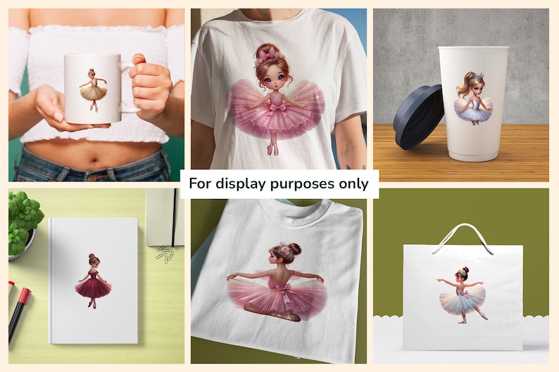 Ballerina Girls Clipart – Elegant Dance Illustrations, 31 PNG (digital ...