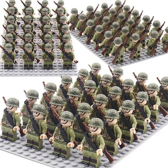 WW2 Minifigures 20pcs American Soldier Building Blocks Toy MOC - Etsy ...
