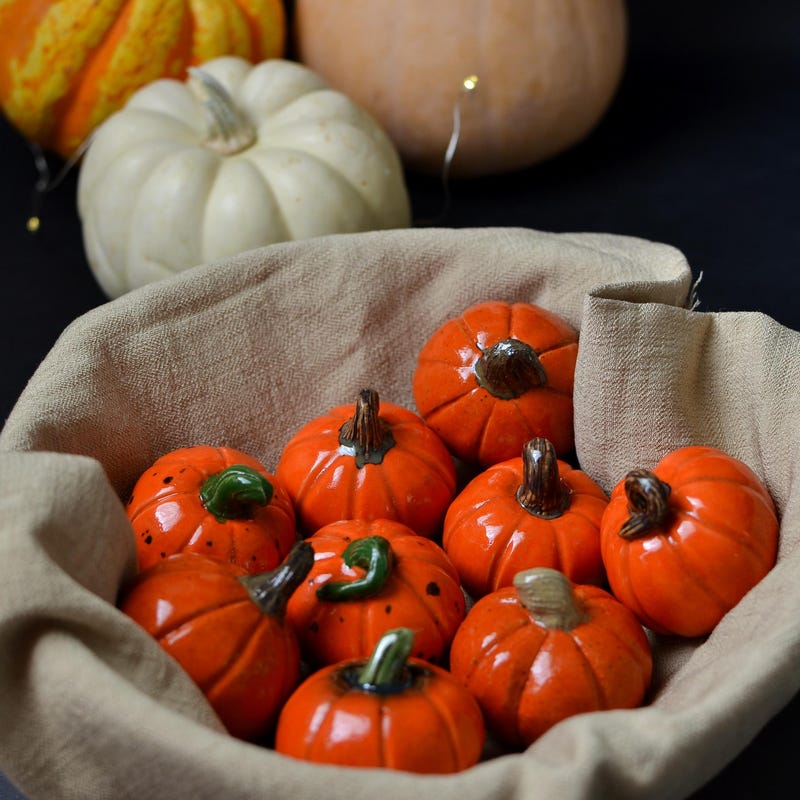 Ceramic Pumpkin - Etsy